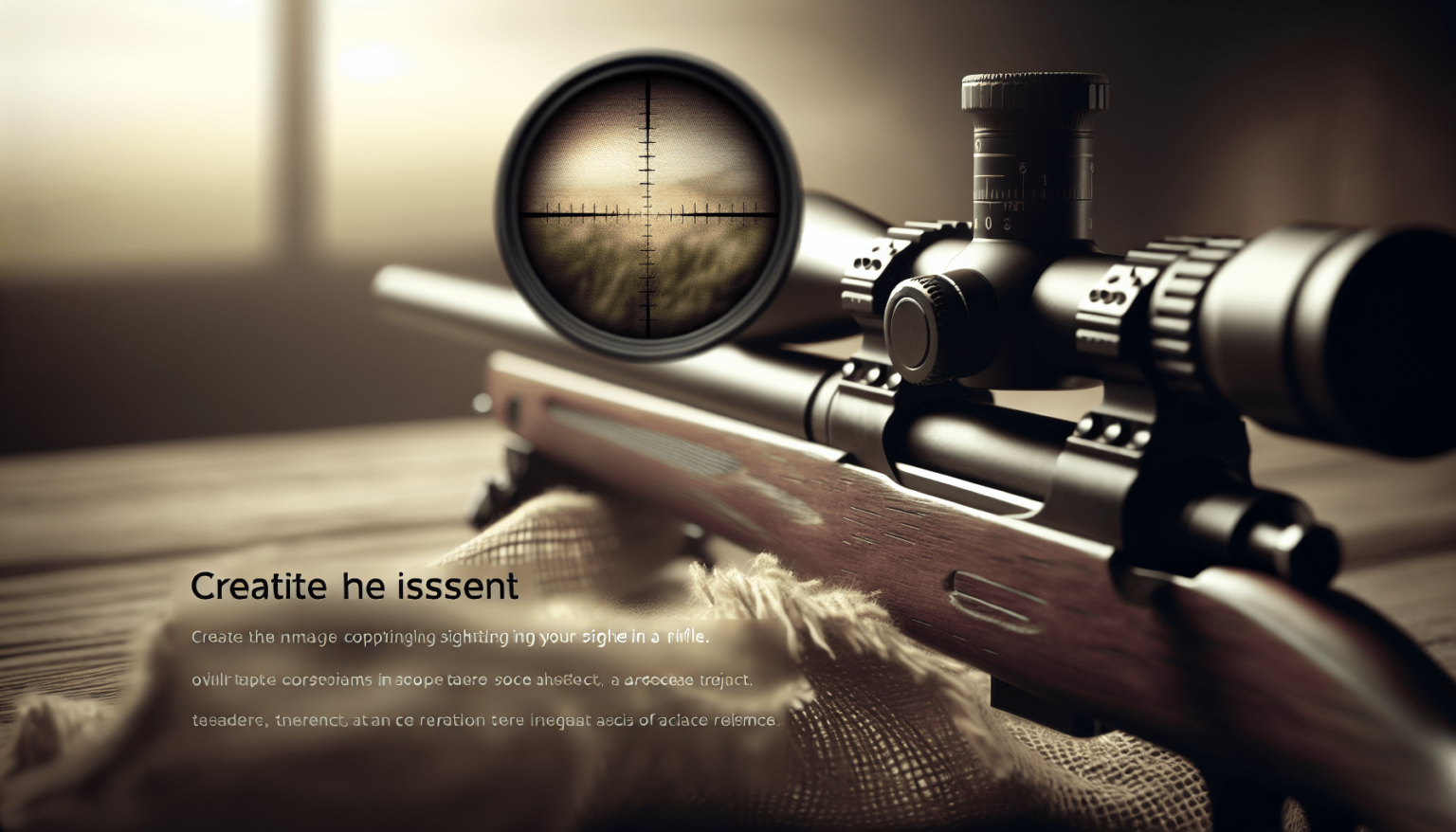 How To Sight In Your Rifle For Beginners - Global Marksman: Premier ...